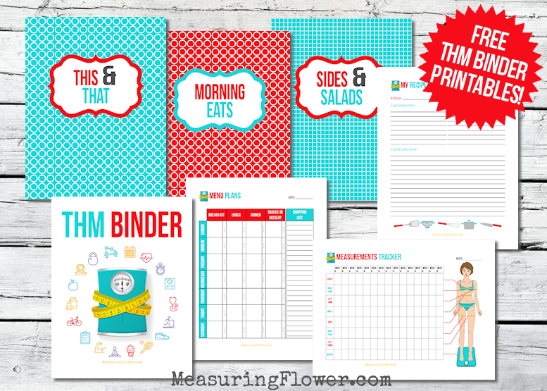 Trim Healthy Mama Binder Printables Trim Healthy Mama Binder Printables