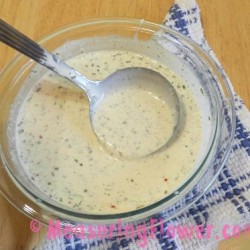 Homemade Tarragon Ranch Salad Dressing