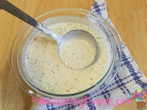 Homemade Tarragon Ranch Salad Dressing