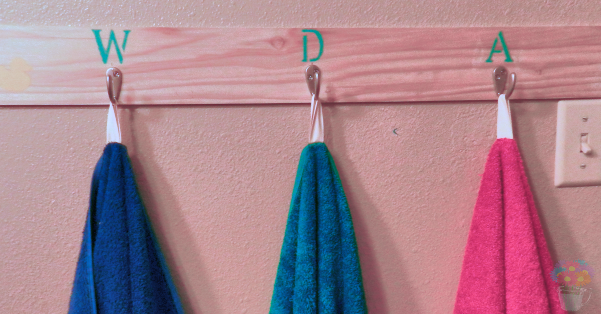 How To Add Loops To Bath Towels Measuring Flower How To Add Loops To Bath Towels Measuring Flower