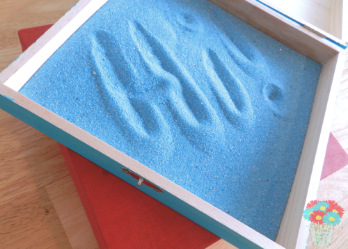 DIY Montessori Sand Tray {For Under $8}